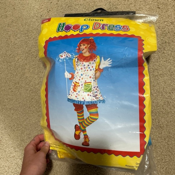 Spirit | Costumes | Colorful Clown Hoop Dress Costume | Poshmark